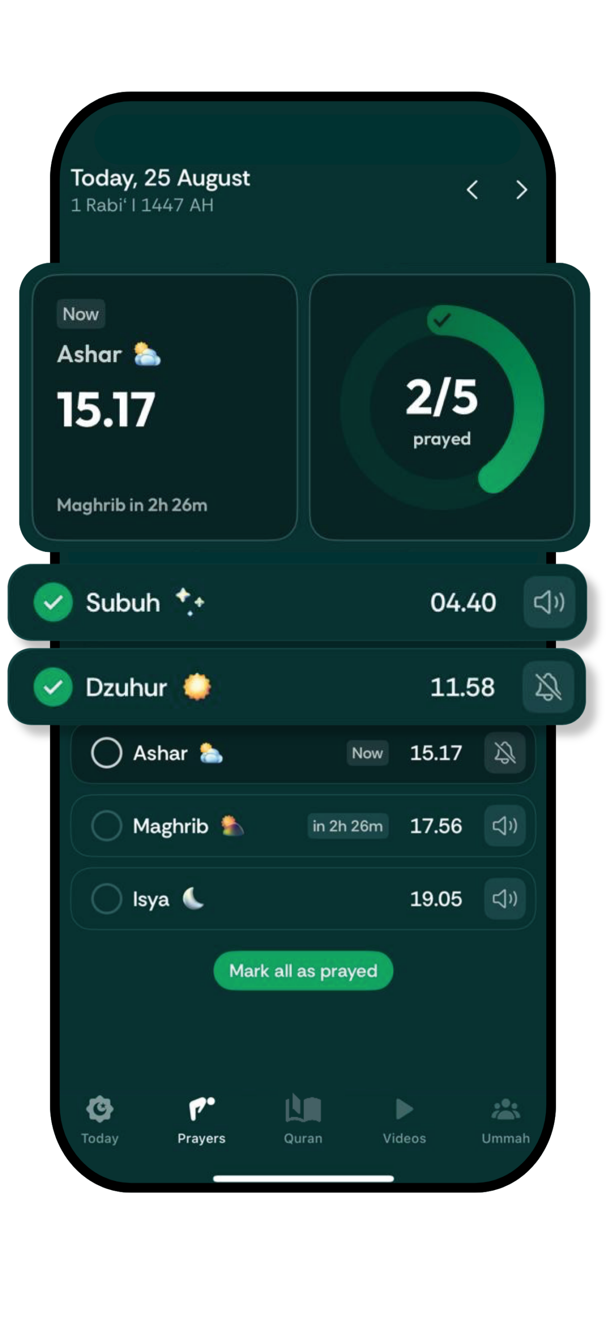 Aplikasi Muslim Pro | Waktu Sholat, Adzan, Kiblat, Alquran